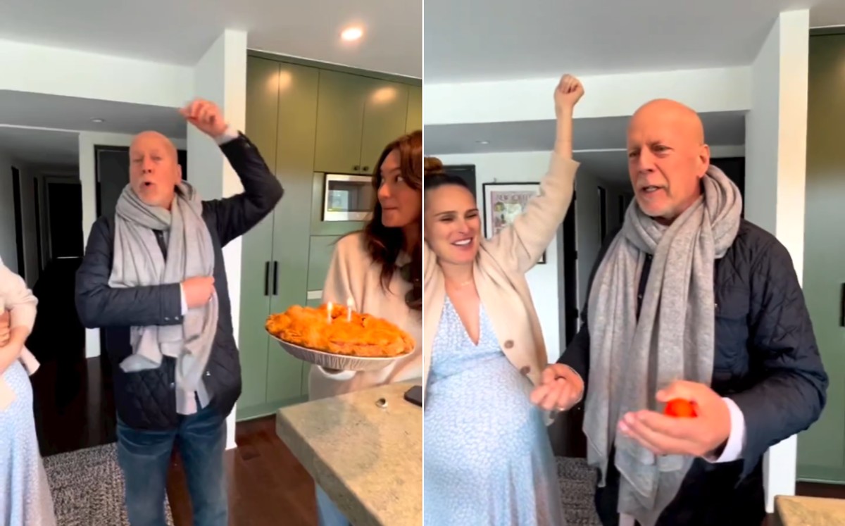 Cumpleaños feliz Bruce Willis y lo celebró feliz junto a su familia ...